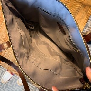 Fossil | Bags | Fossil Felicity Brown Croco Leather Tote | Poshmark